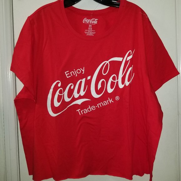 Coca Cola | Tops | Coca Cola Crop Top Short Sleeve | Poshmark